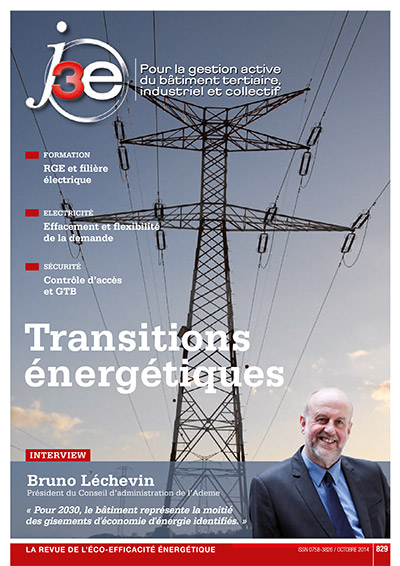 Magazine j3e n°829 Transitions énergétiques - Filière 3e