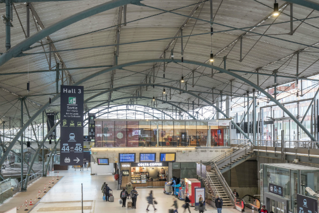 Gare Lille Europe : Lumières architecturées - Filière 3e